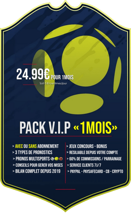Devenir VIP PRONOR – 8 Packs VIP de Pronostics Sportifs Premium à découvrir